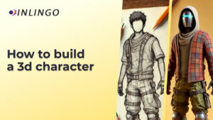 How to make a 3d character - drawing a 3D character guide for beginners